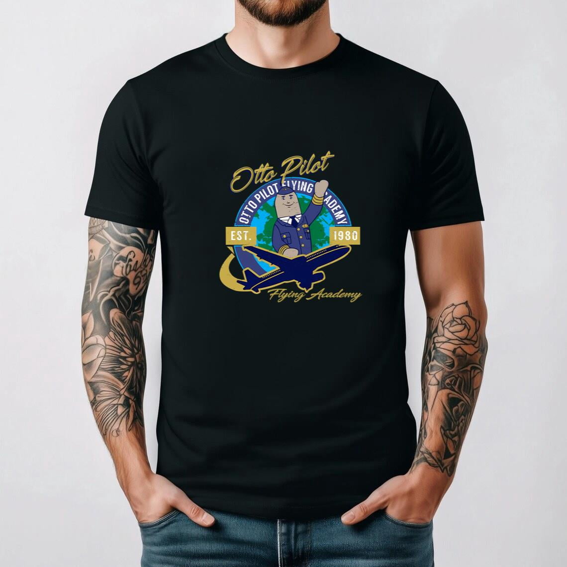 Otto Pilot Airplane Movie Comedy Inflatable Autopilot 80s Film Unisex T ...