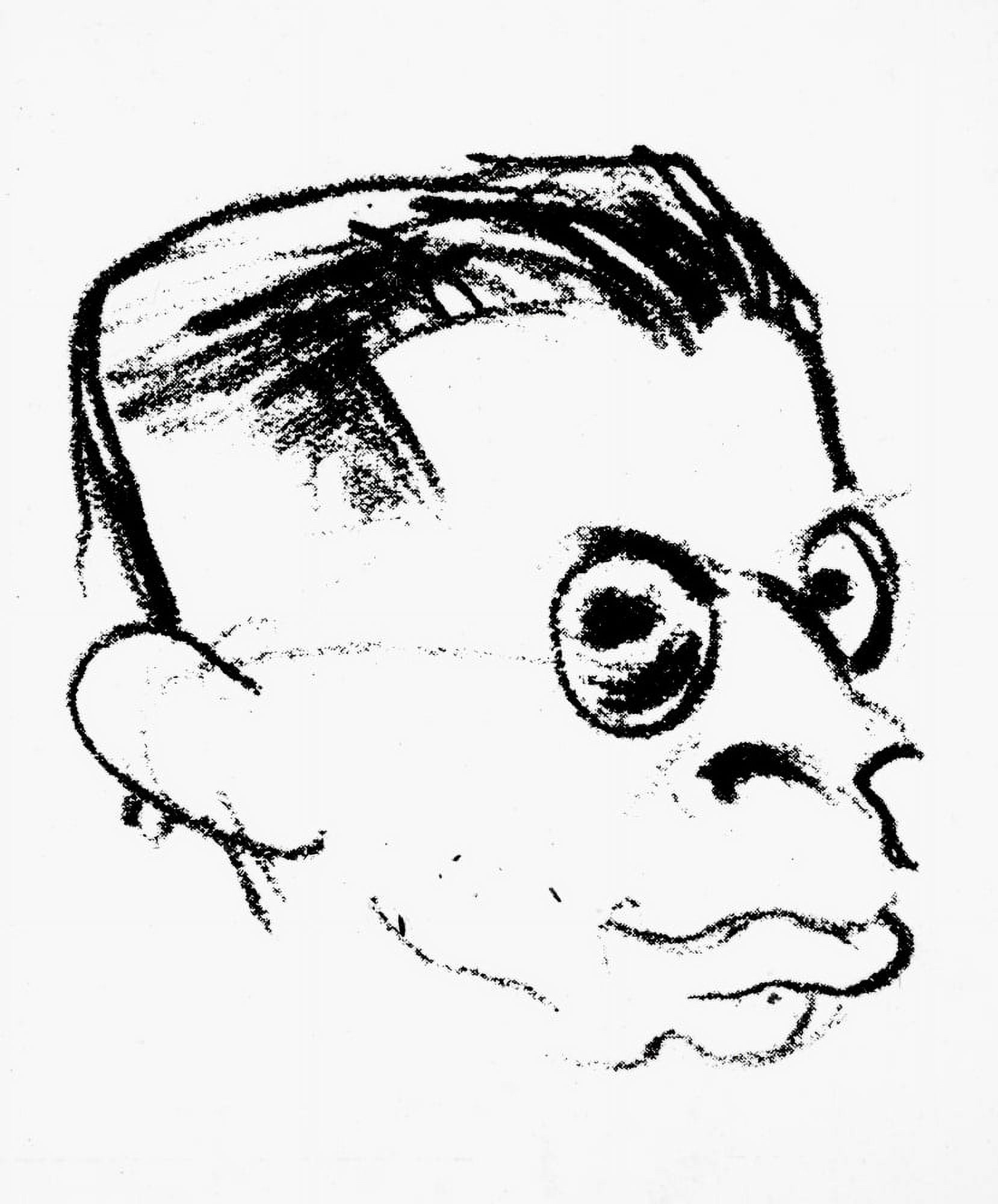 Otto Rank (1884-1939). Naustrian Psychoanalyst. Caricature Drawn By ...