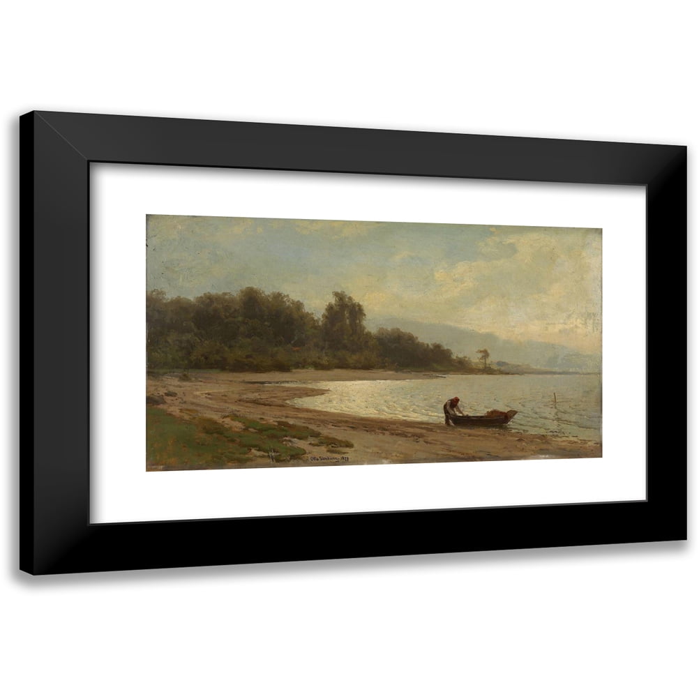 Otto Sinding 24x15 Black Modern Framed Museum Art Print Titled ...