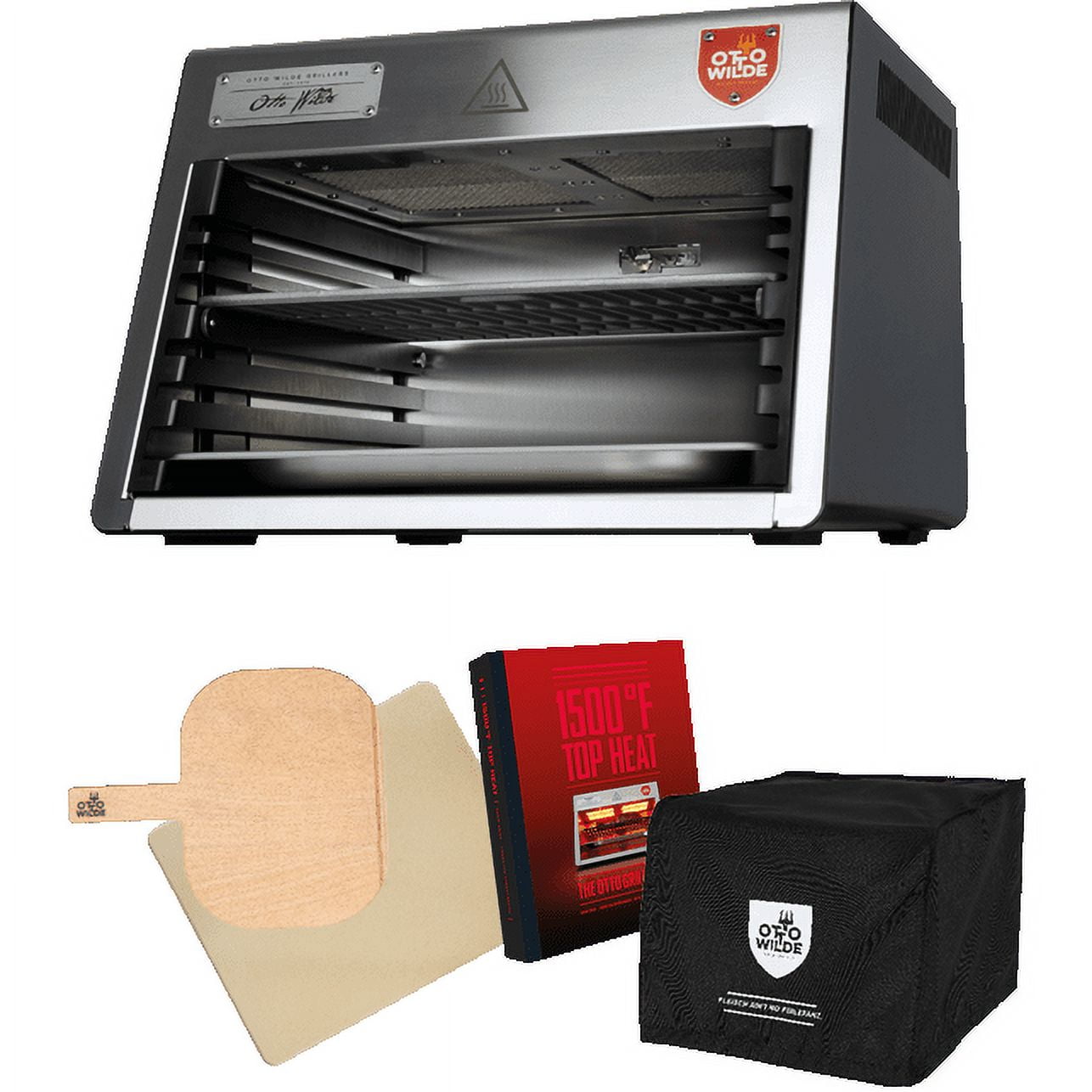 Otto Wilde The Otto Grill Lite Outdoor Infrared Steak Grill Pizza Kit ...