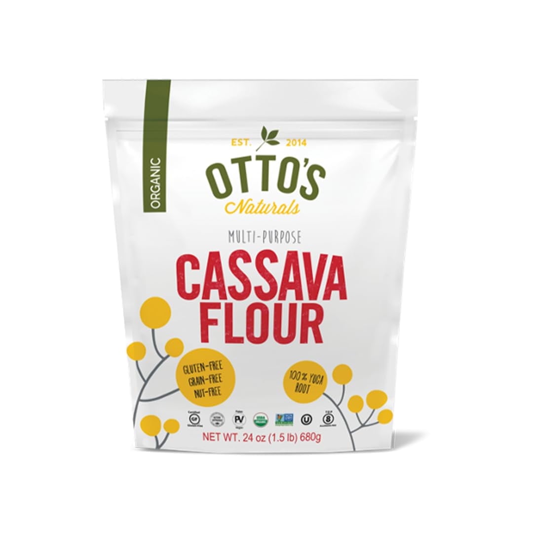 Otto's Naturals Organic Cassava Flour - 24 oz Pack of 3 - Walmart.com