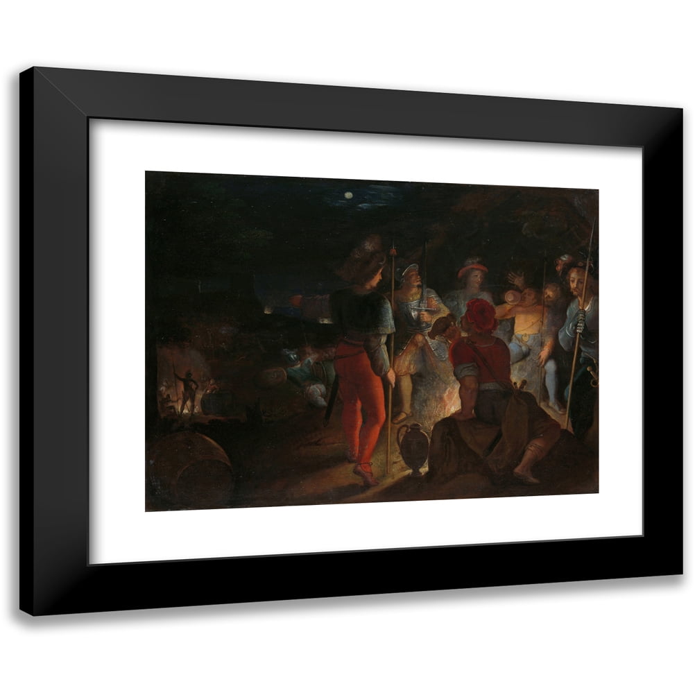 Otto van Veen 18x14 Black Modern Framed Museum Art Print Titled - The ...