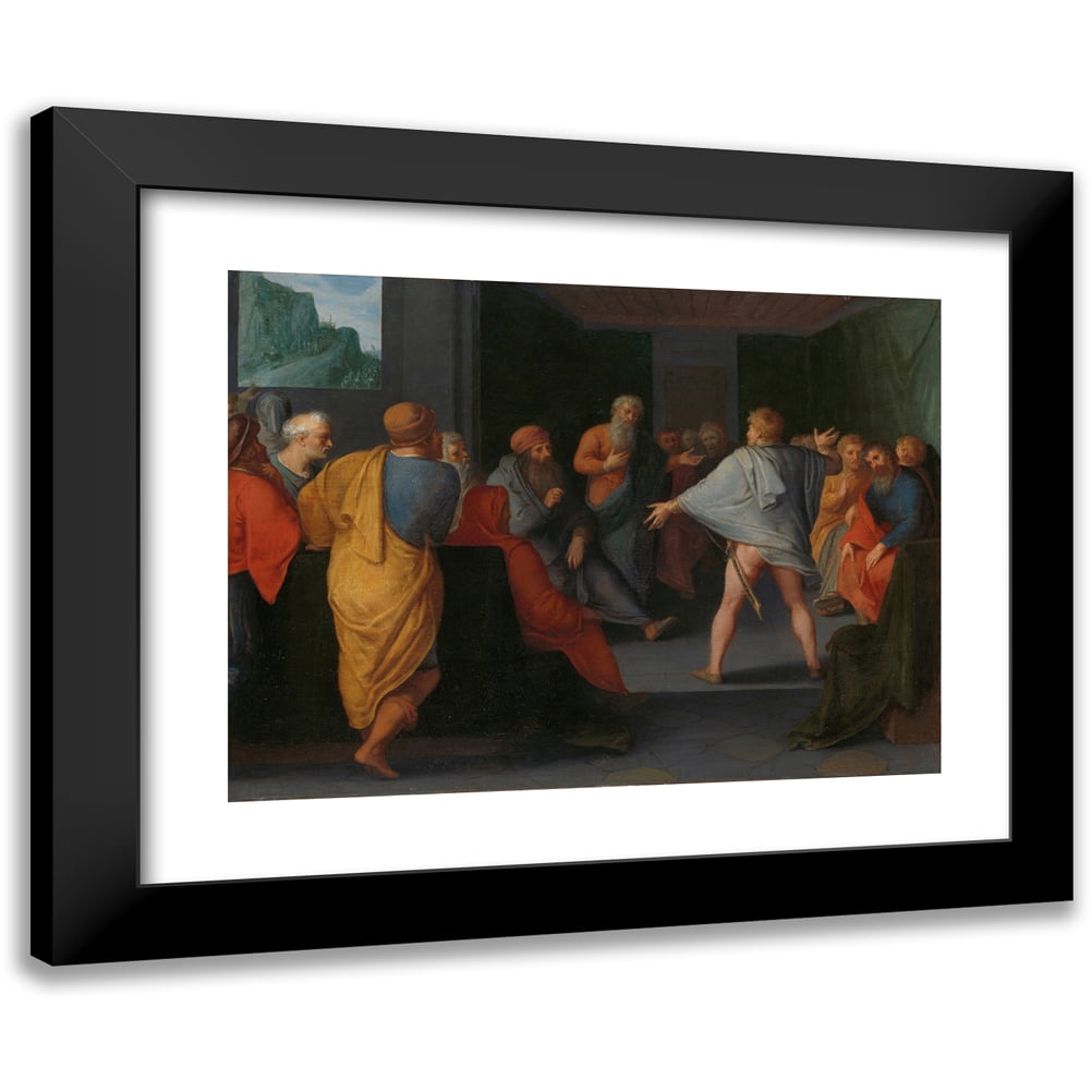 Otto van Veen 18x14 Black Modern Framed Museum Art Print Titled - The ...