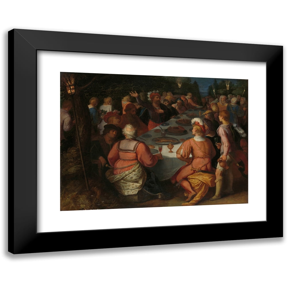 Otto van Veen 18x14 Black Modern Framed Museum Art Print Titled - The ...