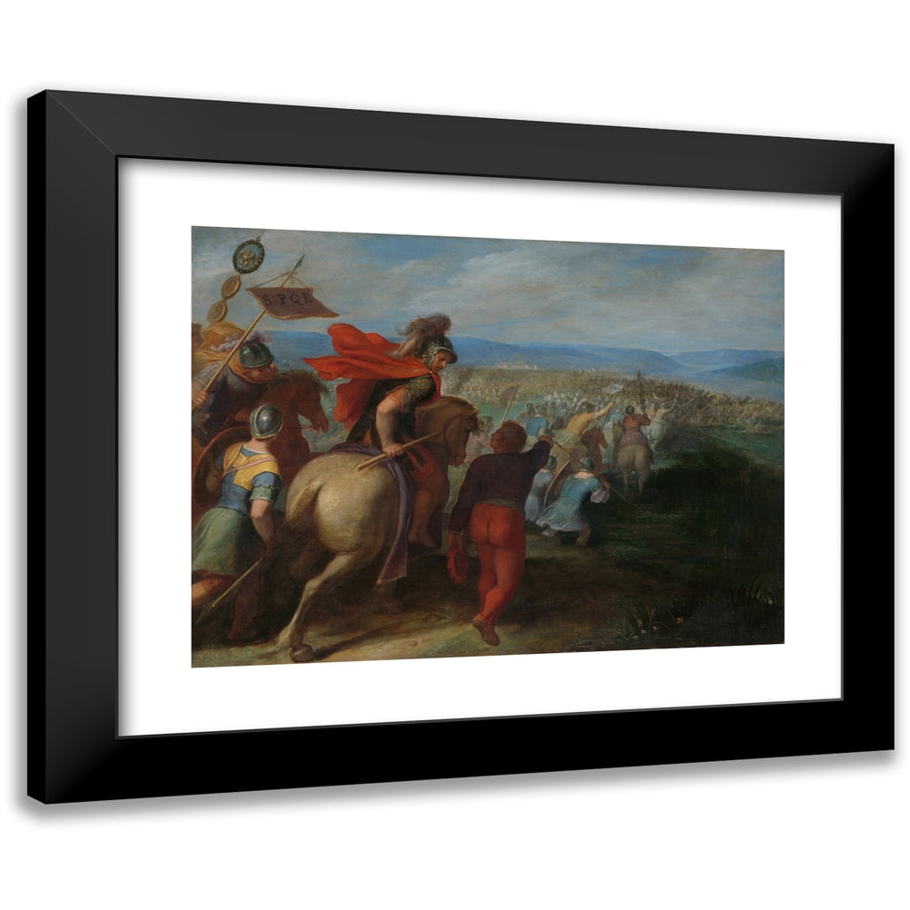 Otto van Veen 18x14 Black Modern Framed Museum Art Print Titled - The ...