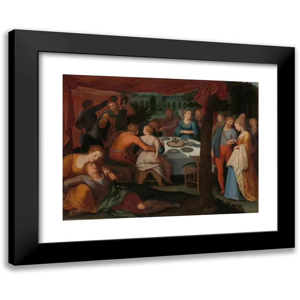 Otto van Veen 24x19 Black Modern Framed Museum Art Print Titled - A ...