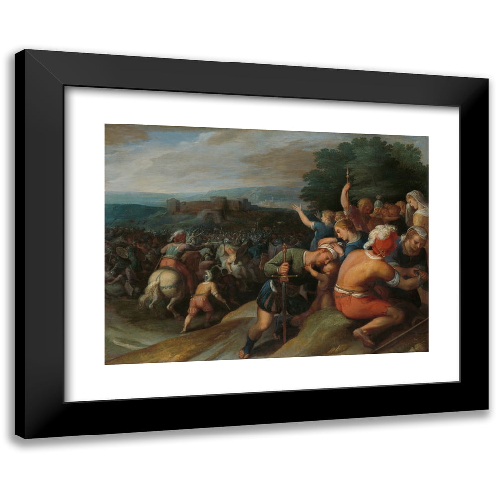 Otto van Veen 24x19 Black Modern Framed Museum Art Print Titled - The ...