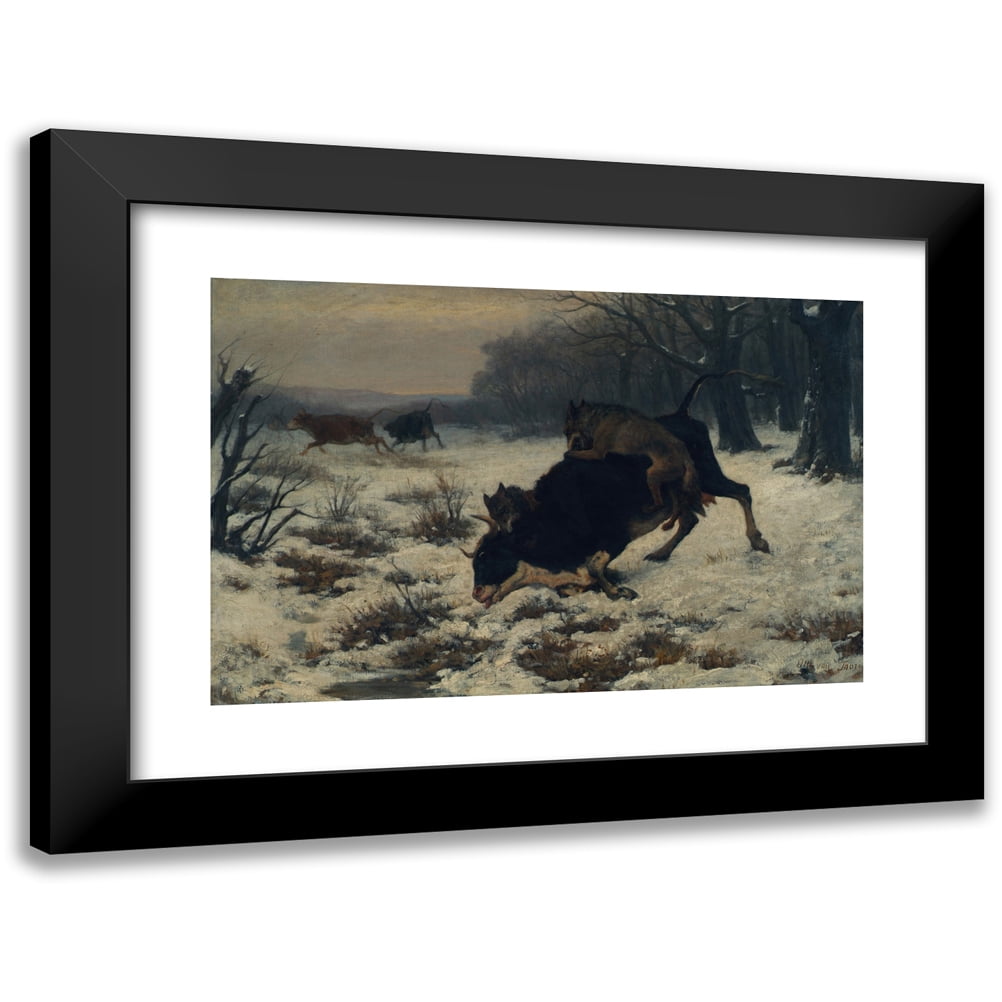 Otto von Thoren 24x17 Black Modern Framed Museum Art Print Titled - A ...