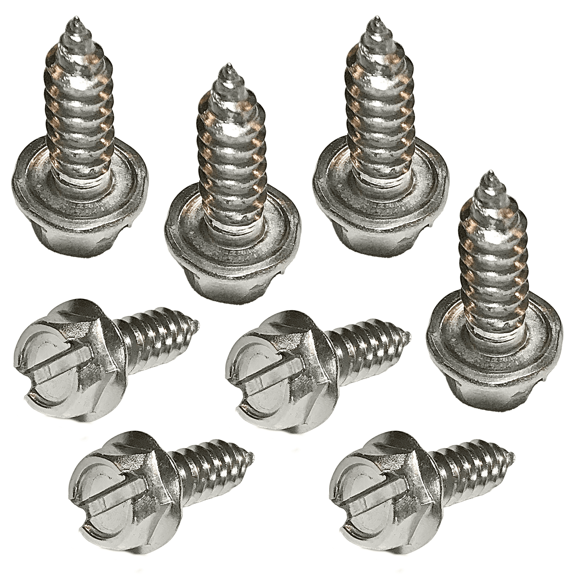 OttoSpeed Rustproof License Plate Screws (8-Pack, Stainless Steel ...