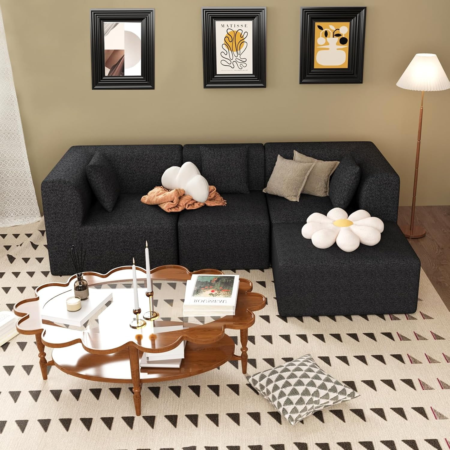 Ottoman for Couch Modular Sectional Sofa Modern Office Sofa Ottoman ...