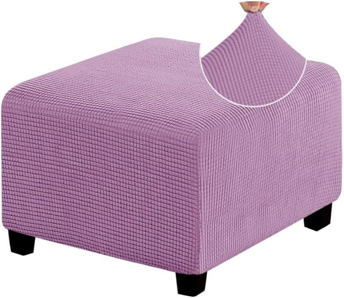 Vireellx Ottoman Covers Slipcover 18 x 18/20x20/36 x 36 in Ottoman ...