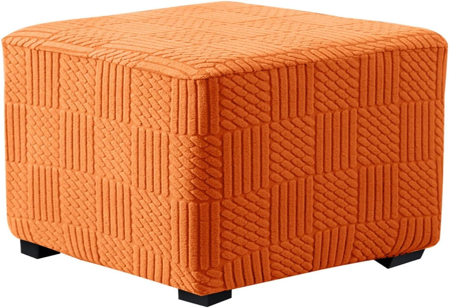 Ottoman Covers Slipcovers Square 24x24/18x18IN Storage Ottoman Lid ...