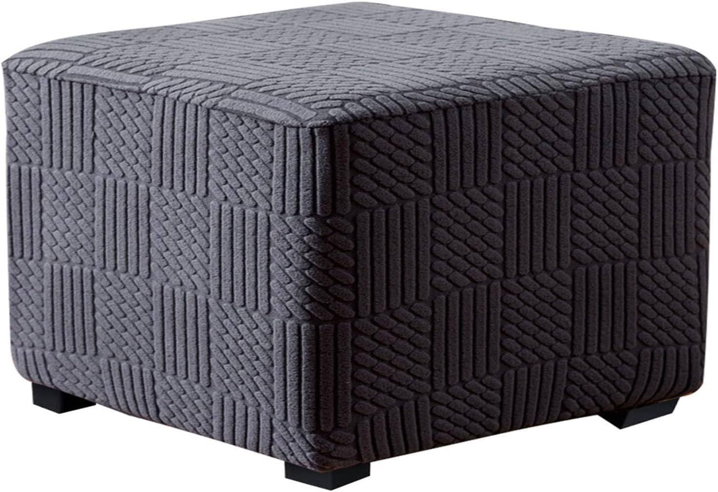 Ottoman Covers Slipcovers Square 24x24/18x18IN Storage Ottoman Lid ...