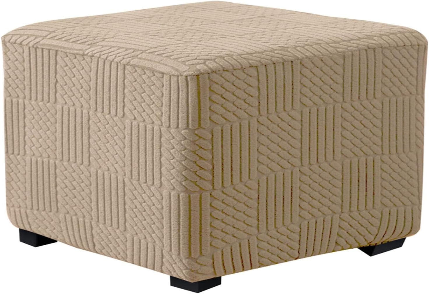 Ottoman Covers Slipcovers Square 24x24/18x18IN Storage Ottoman Lid ...