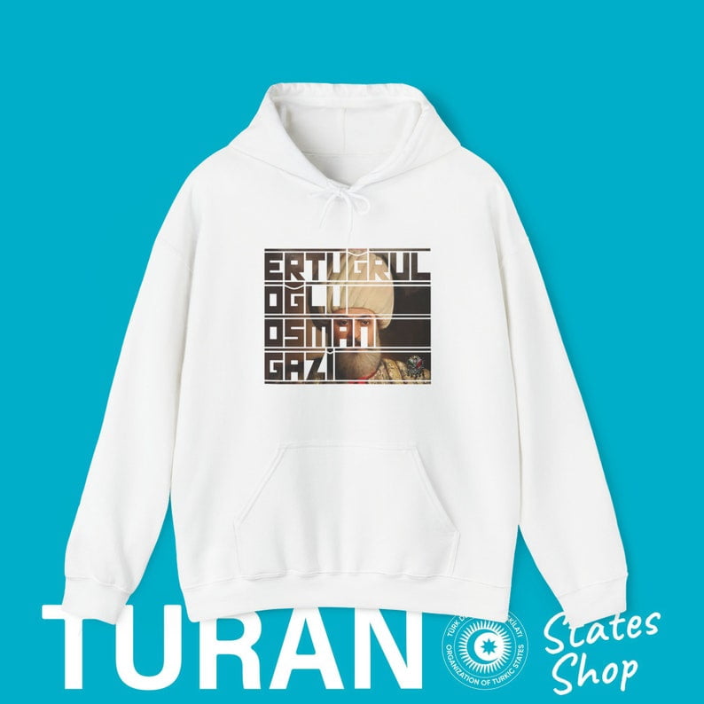 Ottoman Empire Osman Gazi Hoodie, OSMANLI Fashion, Ottoman Outfit ...