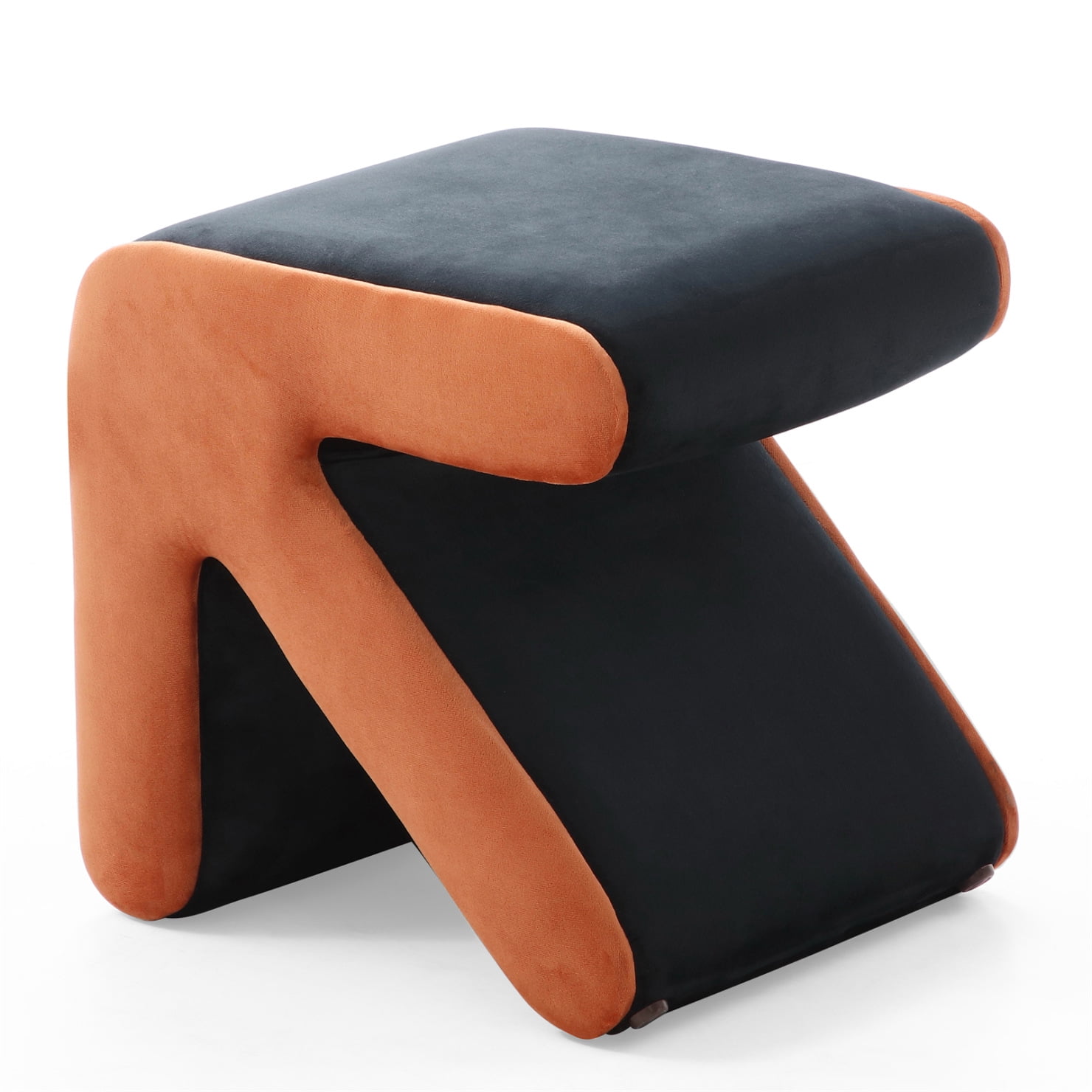 Ottoman, Entryway Bench, Upholstered Velvet Foot Stool, Sofa Stool ...