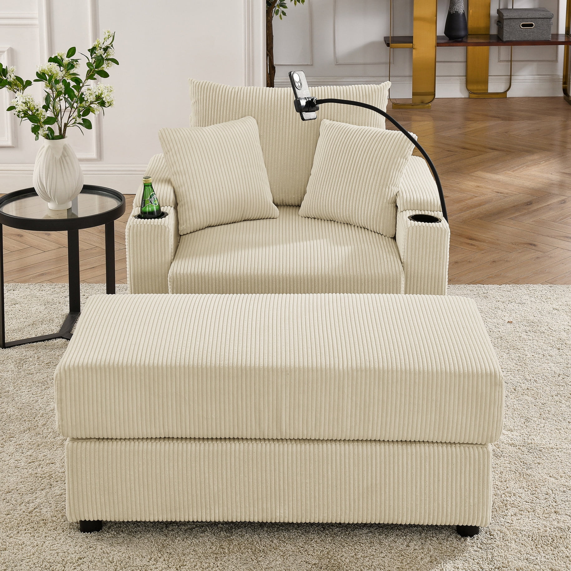 Ottoman Feature & Comfortable Sitting / Functional Sofa for Home ...