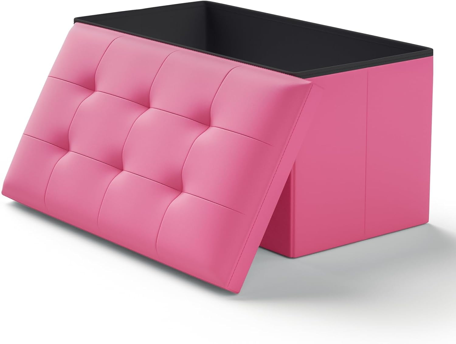 Ottoman Folding Storage Bench, 30x15x15 Inch, Foot Rest Stool for Room ...