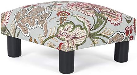 Ottoman Footrest Stool Modern Small Square Seat Chair Footstool (Flower ...