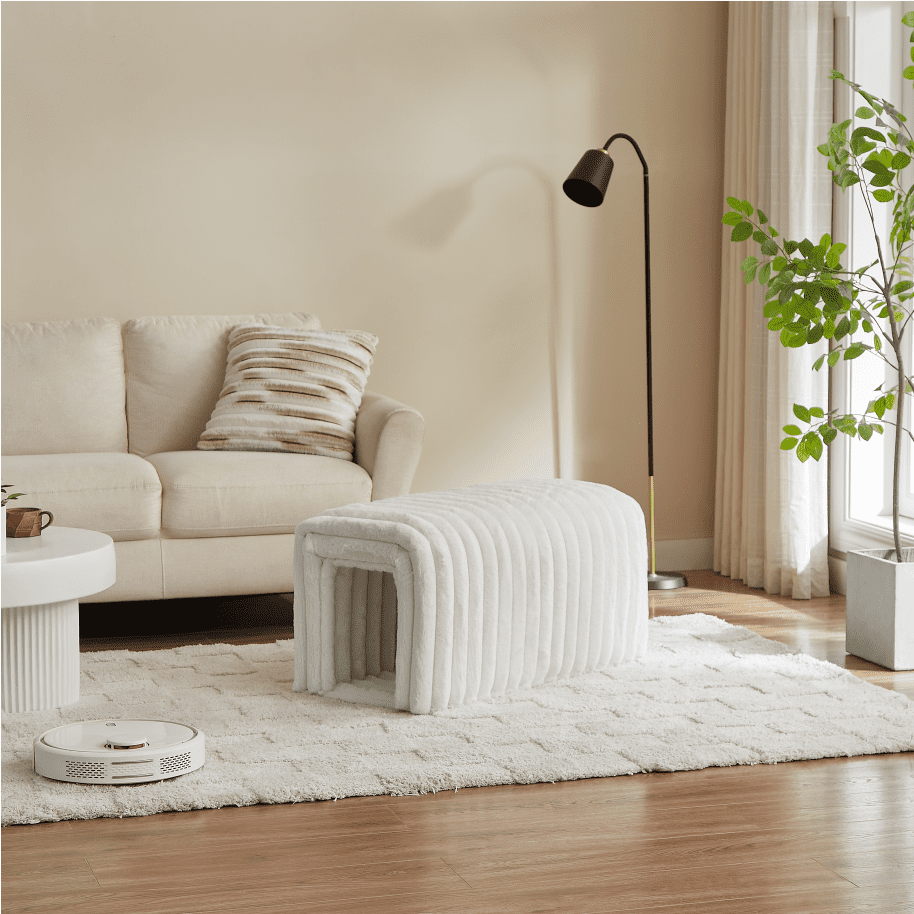 Ottoman Storage Bench Pet Supplies Corduroy Bench Cat's nest to hide ...