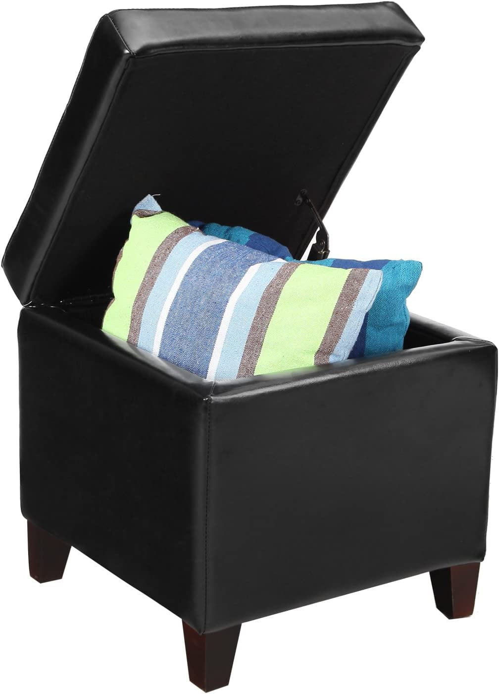 Ottoman with Storage – Corduroy Foot Stools Ottoman for Living Room ...