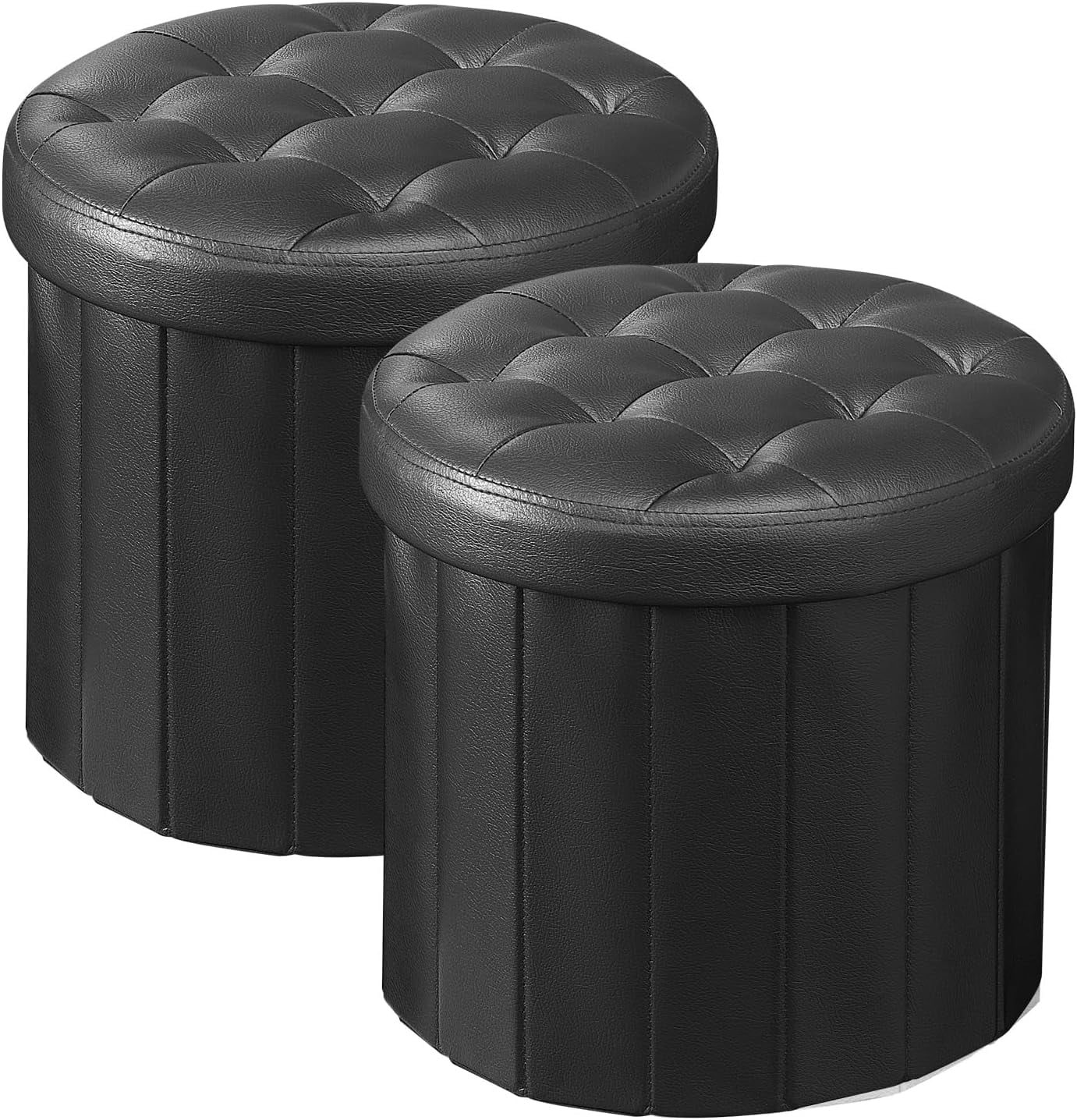 Ottoman with Storage， Foot Rest Stool with Thicker Foam Padded Seat ...