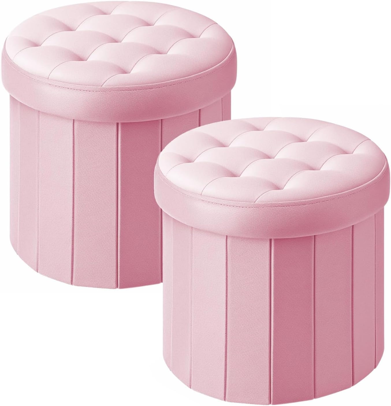 Ottoman with Storage, Foot Rest Stool with Thicker Foam Padded Seat ...