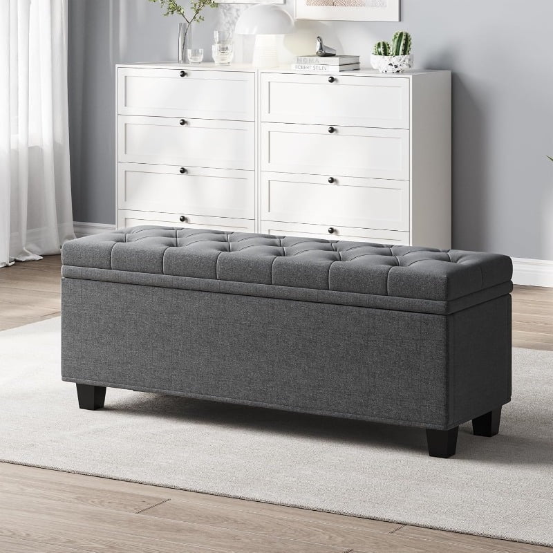 Ottoman with Storage Storage Ottoman Bench with Lift Top Upholstered ...