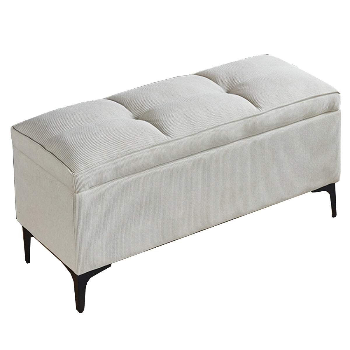 Ottoman With Storage, Upholstered Storage Bench With Seating, Entryway ...
