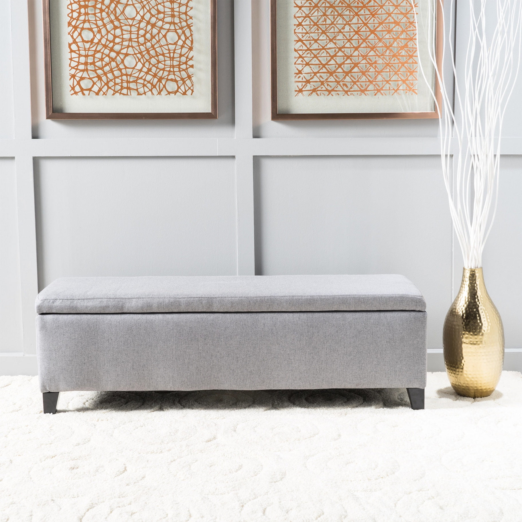 Ottoman for Storage and Style - Place in Bedroom for a Functional ...