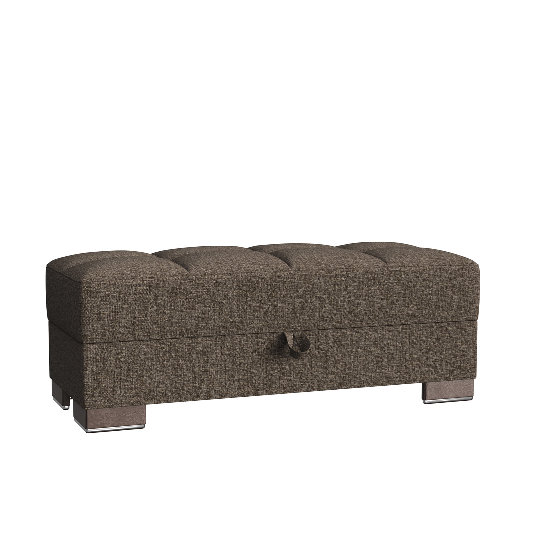 Ottoman with Upholstered Chenille | Comfortable for Watching Shows and ...