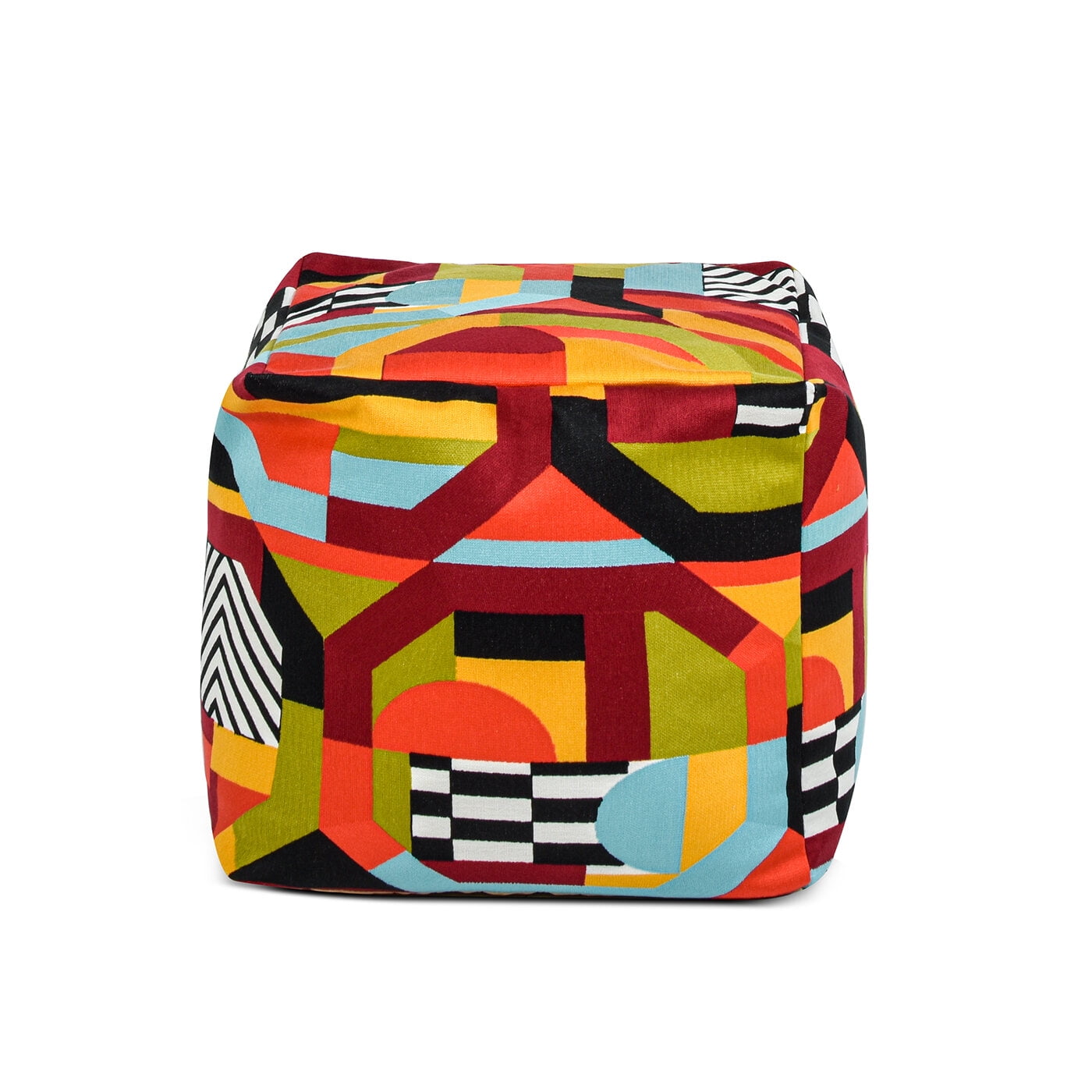 Ottomans With Storage Pouf 20" Luxury Oversized Bean Bag Cube Ottoman ...