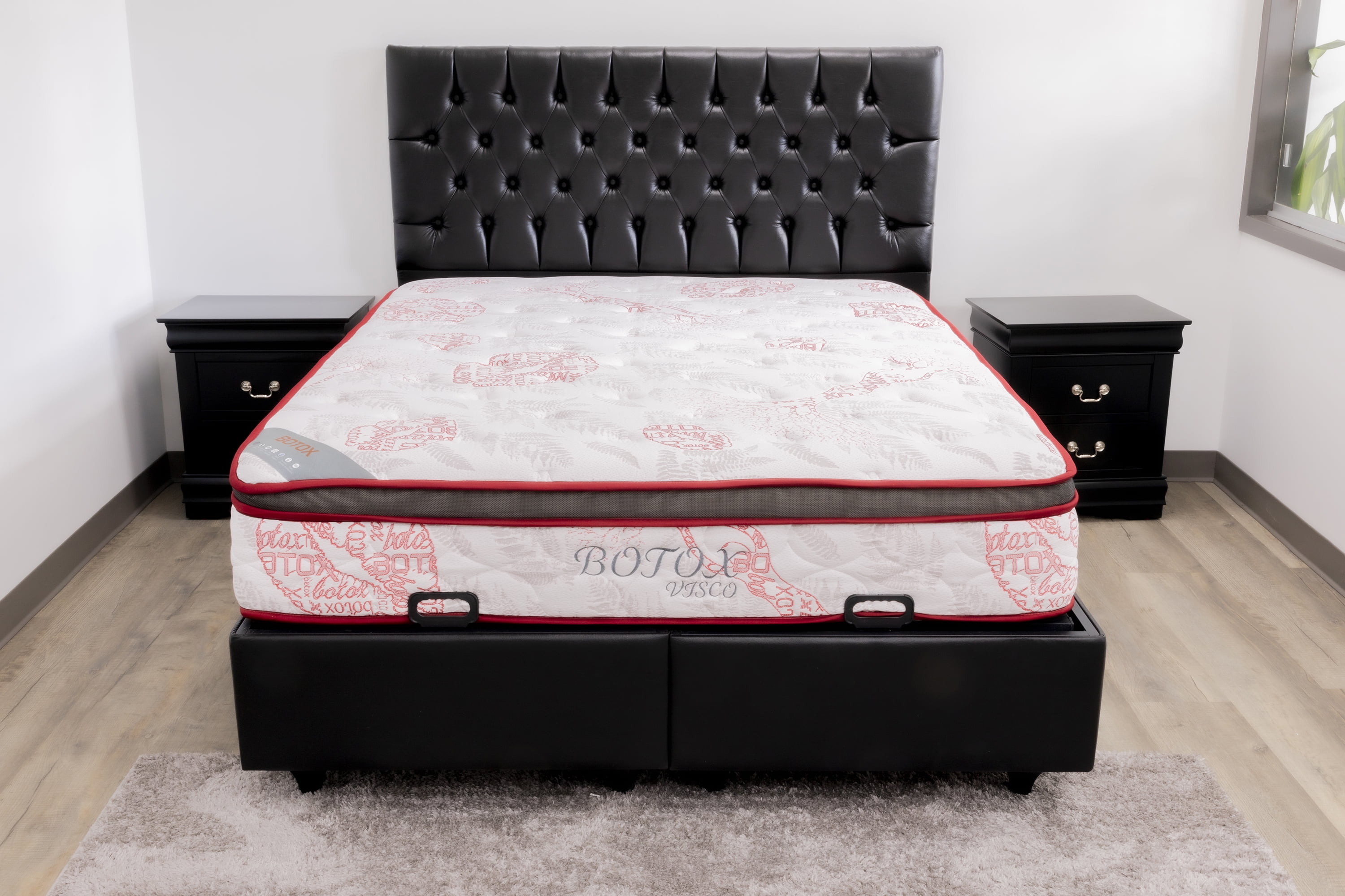 Ottomanson Botox 13" Firm Pillow Top Hybrid Mattress, Queen - Walmart.com