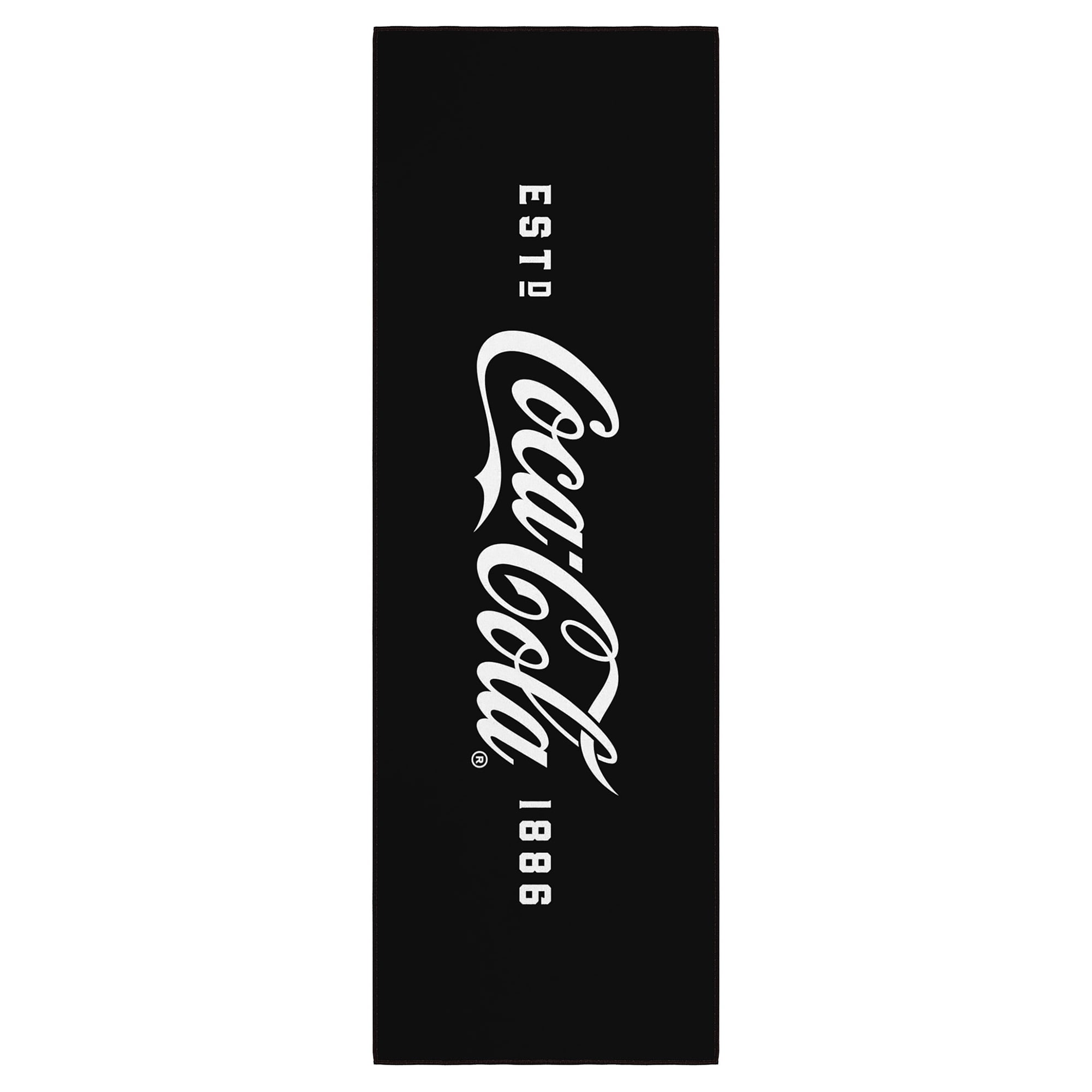 Ottomanson Coca-Cola Logo Machine Washable Non-Slip Rubberback 2x5 ...