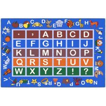 TWINNIS Kids Playmat Rugs ABC Educational Learning Area Rugs Carpet for ...