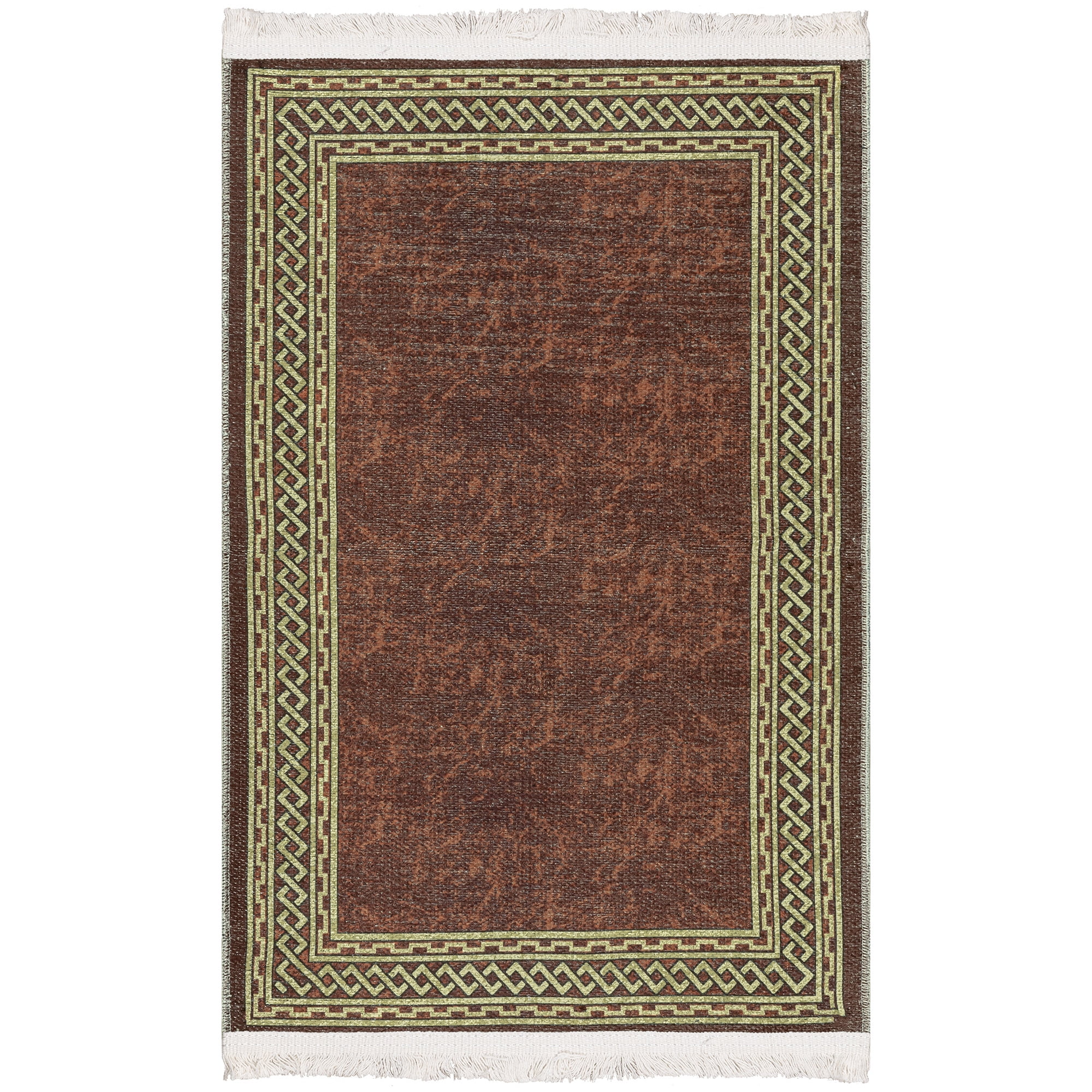 Ottomanson Machine Washable Cotton 2x3 Flatweave Area Rug for Entryway ...