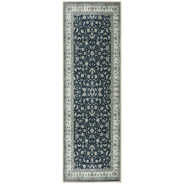 Ottomanson Machine Washable Cotton 2x5 Flatweave Runner Rug for Bedroom ...