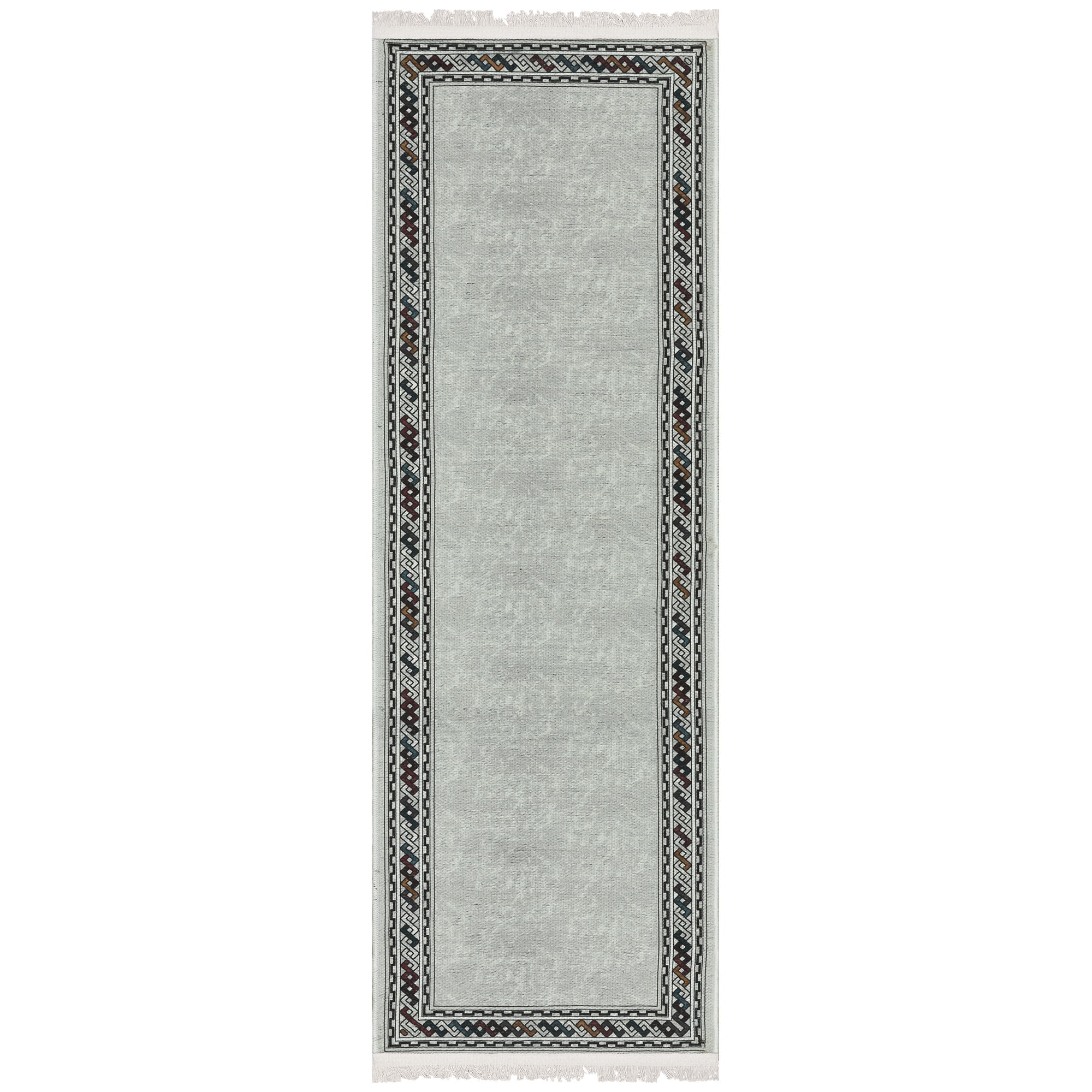 Ottomanson Machine Washable Cotton 2x5 Flatweave Runner Rug for Bedroom ...