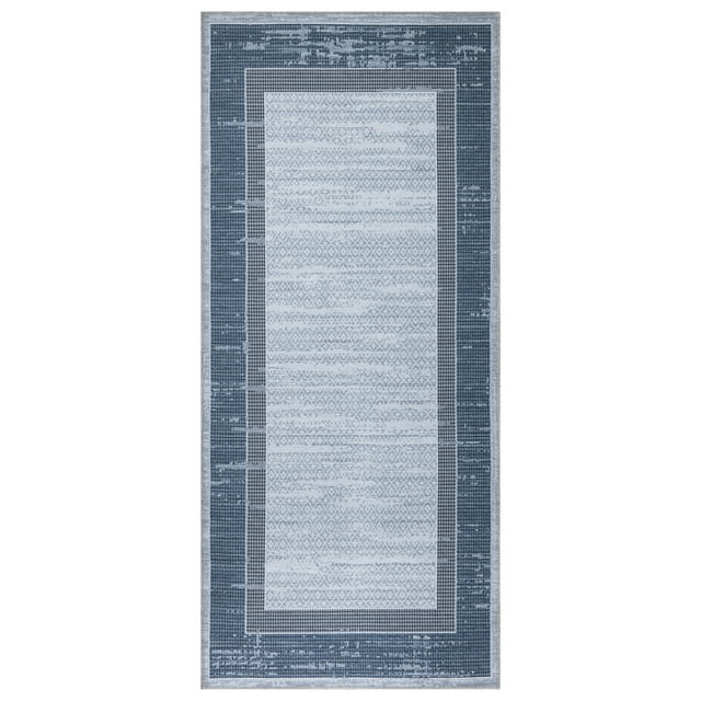 Ottomanson Machine Washable Cotton 3x6 Flatweave Runner Rug for Bedroom ...