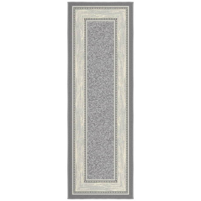 Ottomanson Non-Slip Hallway Runner Rug 2x5 Rubberback Border Indoor Rug ...