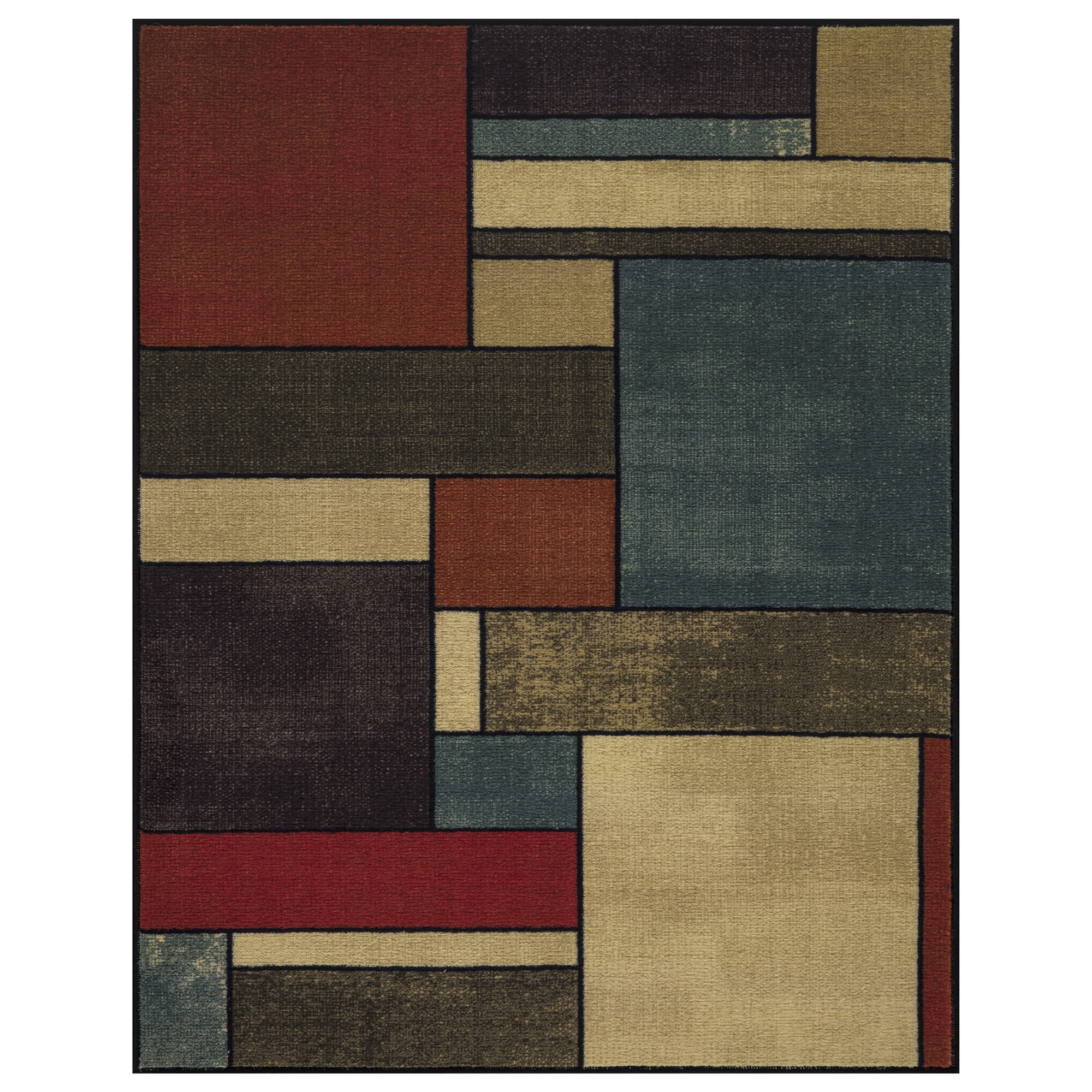 Free Shipping! Ottomanson Machine Washable Non-Slip Rubber Back 5x7 ...