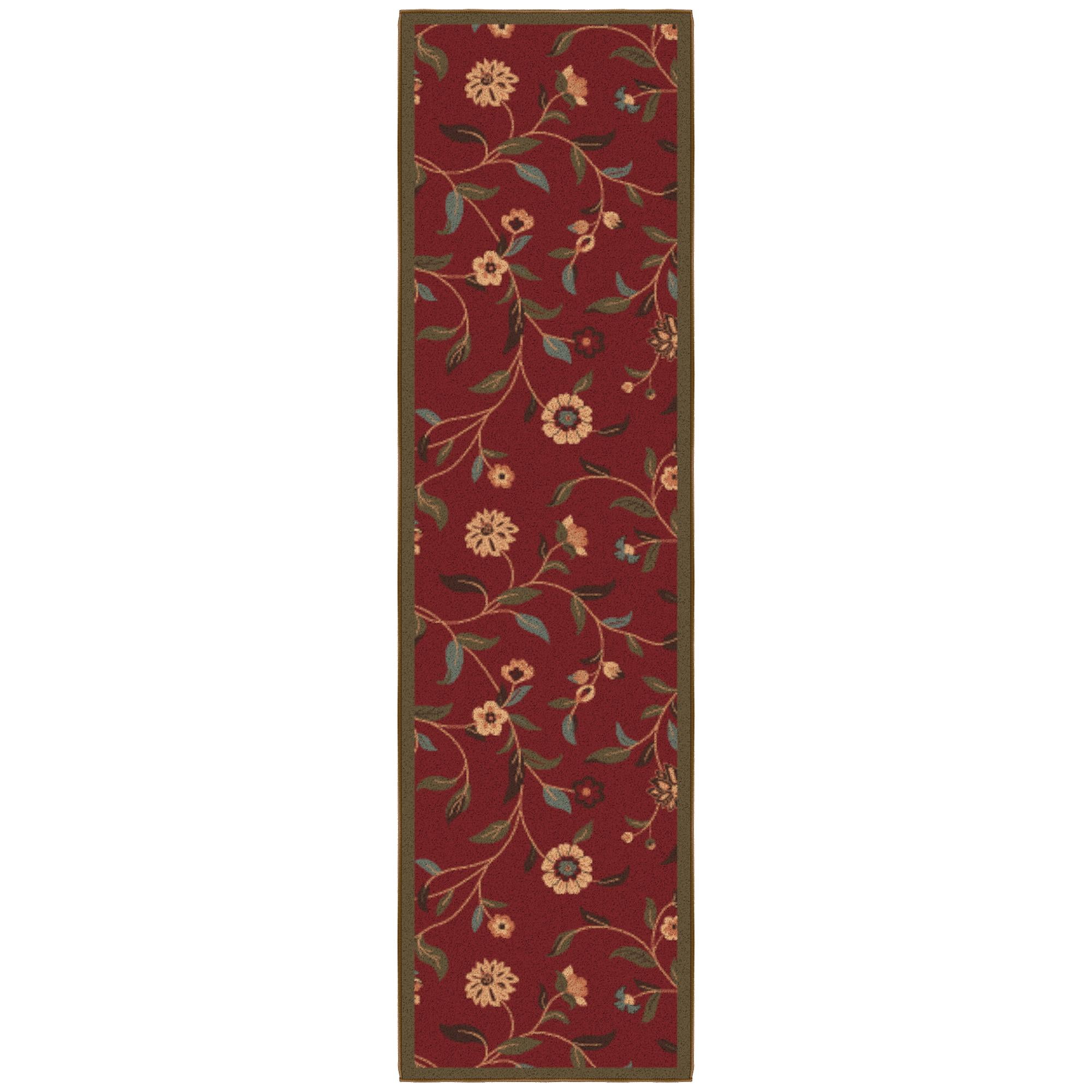 Ottomanson Non-Slip Hallway Runner Rug 1'10" x 7' Perfect for High ...