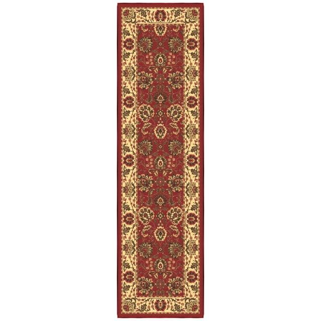 Ottomanson Non-Slip Rubberback Oriental 2x7 Indoor Runner Rug, 1'10" x ...