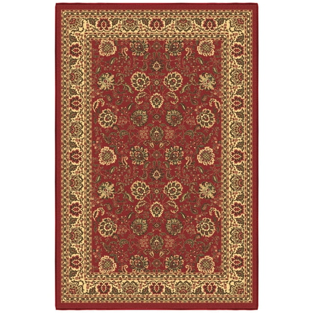 Ottomanson Machine Washable Non-Slip Rubberback Oriental 3x5 Indoor ...