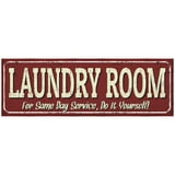 Ottomanson Non-Slip Rubber Back Laundry Room Runner Rug 20x59 Red ...