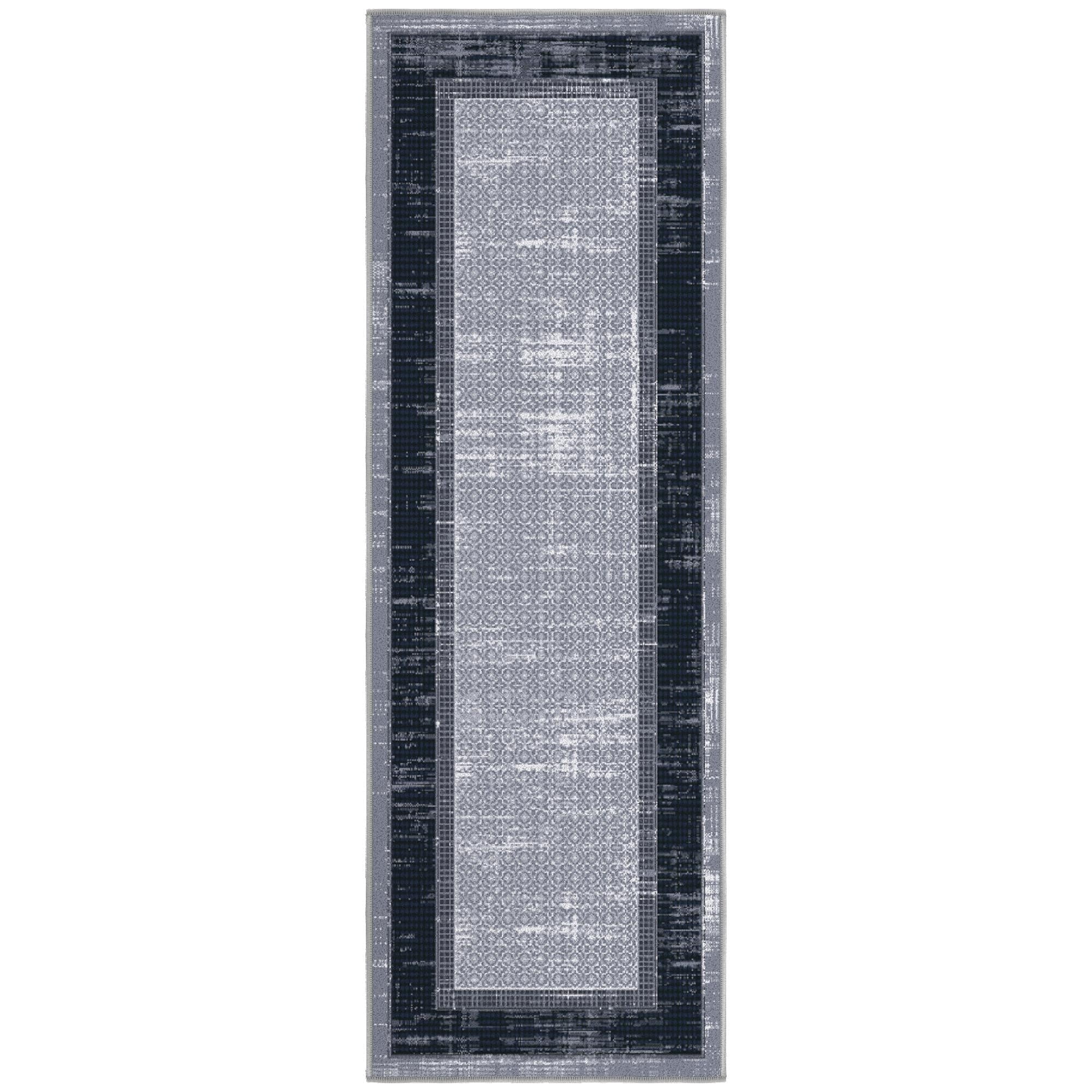 Ottomanson Non-Slip Hallway Runner Rug 20" x 59" Perfect for High ...