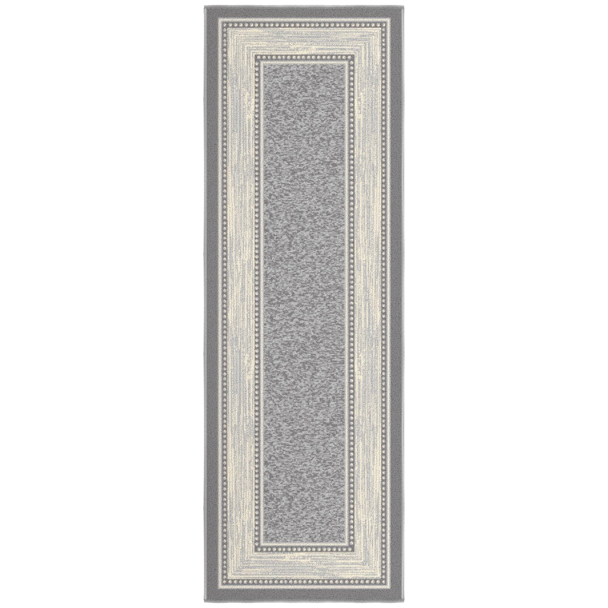 Ottomanson Non-Slip Hallway Runner Rug 2x5 Rubberback Border Indoor Rug ...