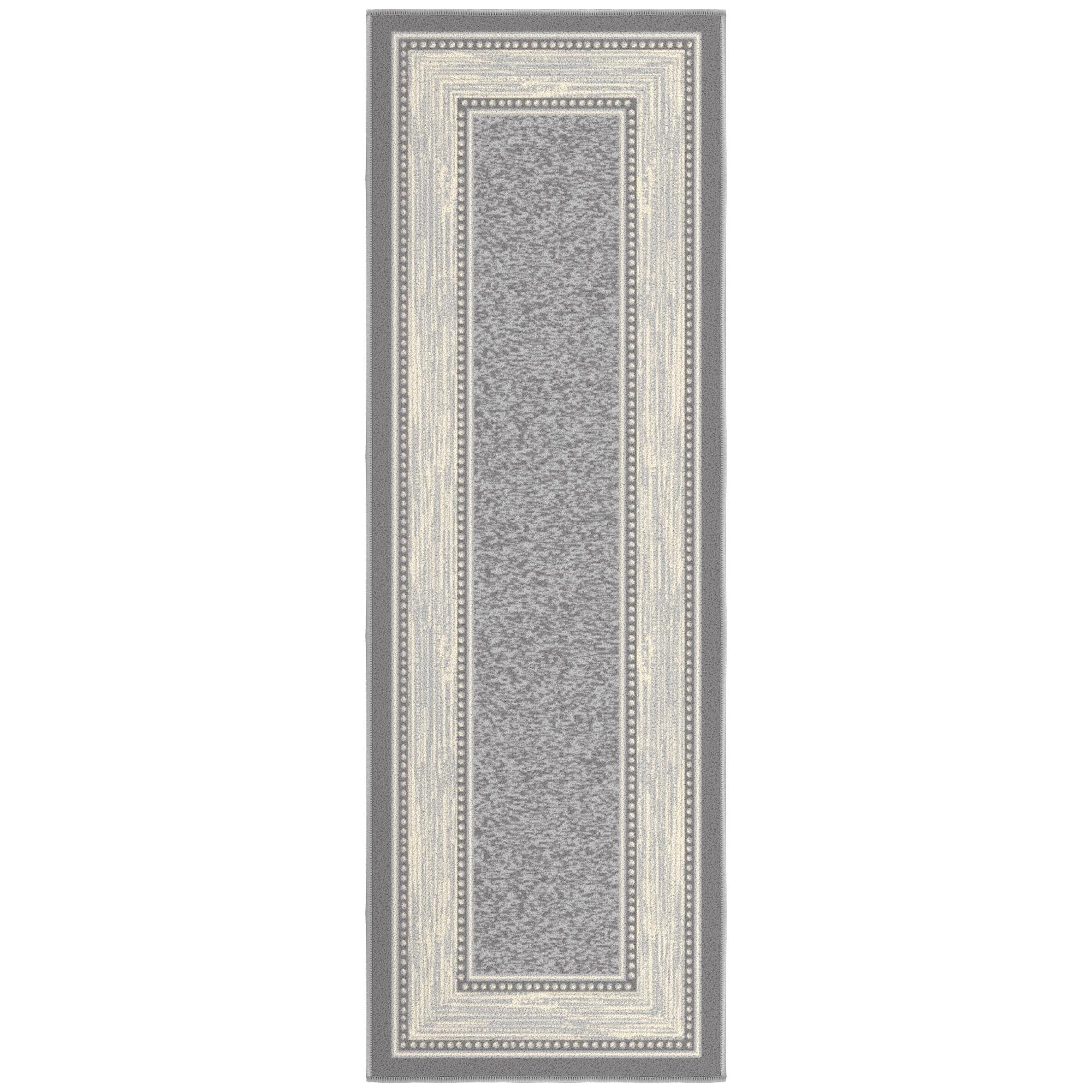 Ottomanson Non-Slip Hallway Runner Rug 2x5 Rubberback Border Indoor Rug ...