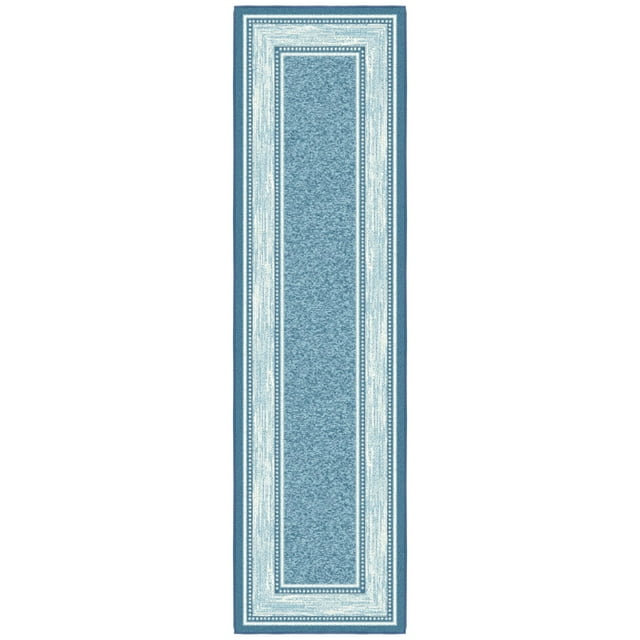 Ottomanson Non-Slip Hallway Runner Rug 2x7 Rubberback Border Indoor Rug ...