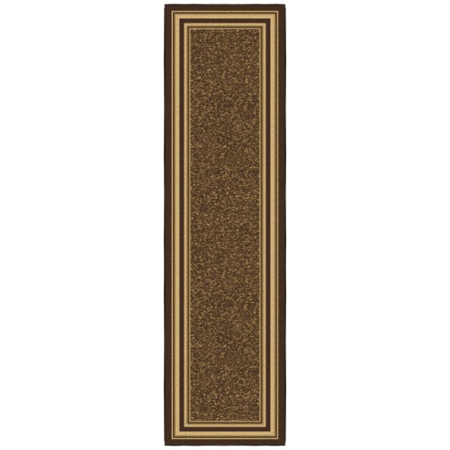 Ottomanson Non-Slip Hallway Runner Rug 2x7 Rubberback Border Indoor Rug ...